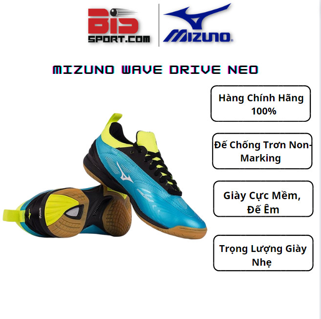 Giày Bóng Bàn Mizuno Wave Drive 8 Hàng Chính Hãng- Trắng Tím - Đế Siêu ...