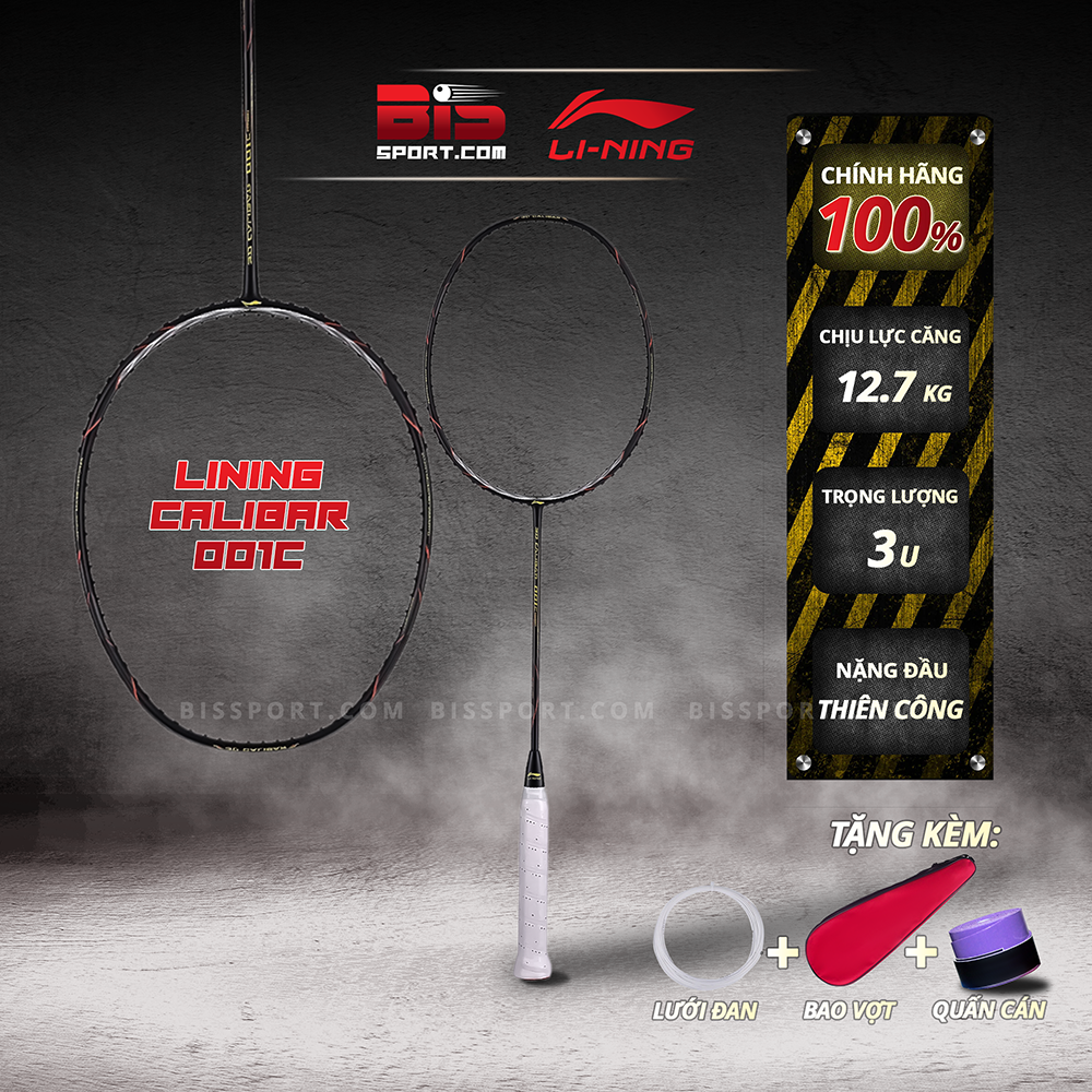 Vợt Cầu Lông Lining 3D Calibar 001C Chính Hãng - Vợt Công Cho Người Mới ...