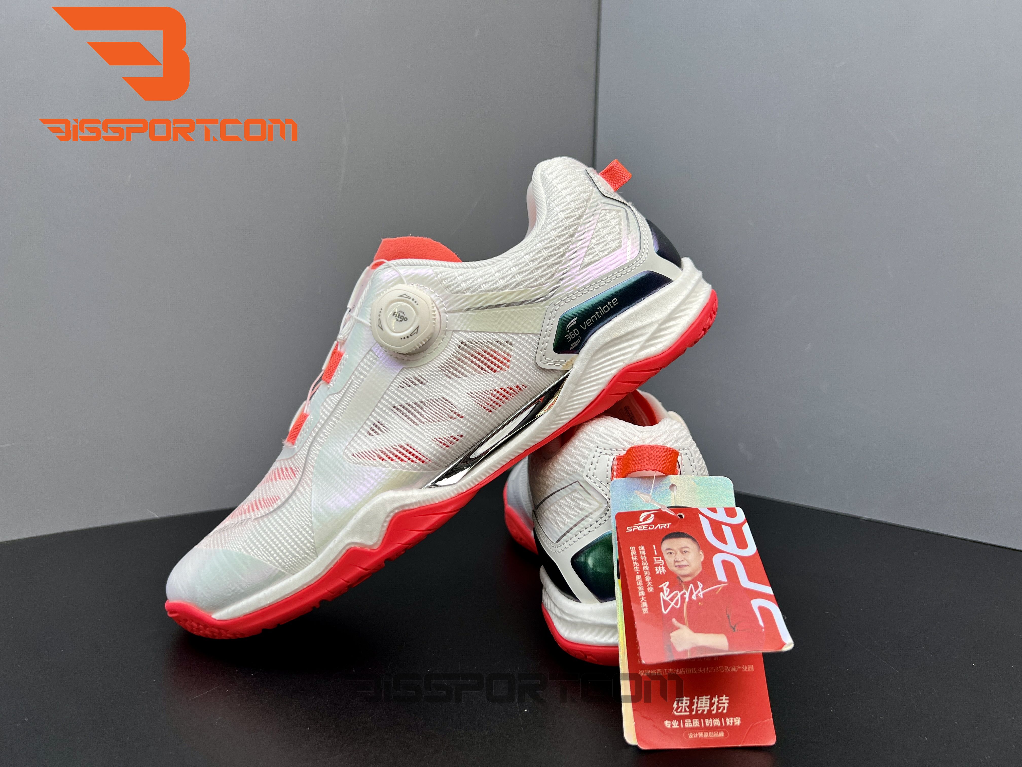 Giày Bóng Bàn Speed Art Phantom Boa Trắng Đỏ Chính Hãng - Tốc Độ Siêu ...