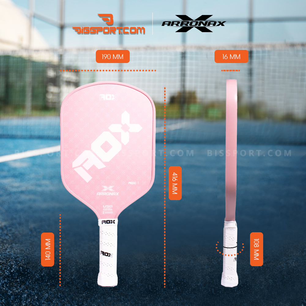 Vợt Pickleball Chính Hãng Arronax AOX - Màu Hồng- Thiết Kể Trẻ Trung ...