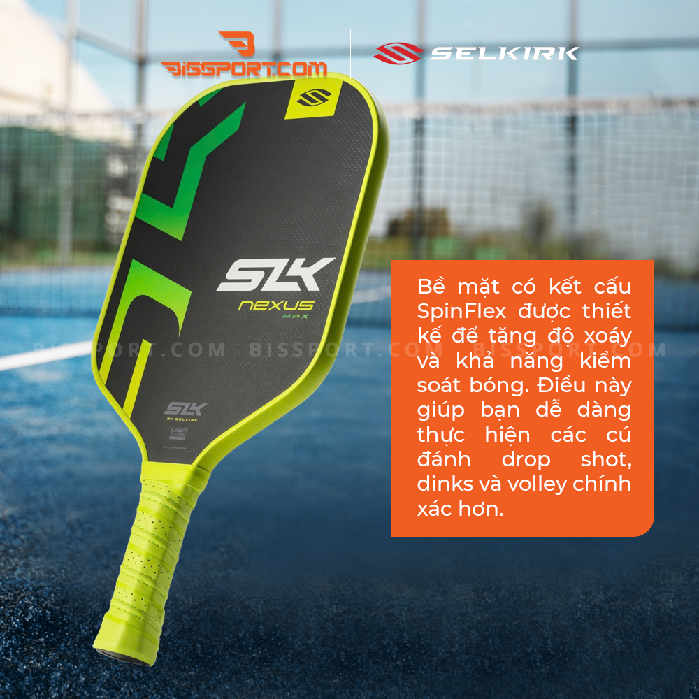 Vợt Pickleball Selkirk SLK Nexus - Max Chính Hãng - Lớp Carbon Cao Cấp ...