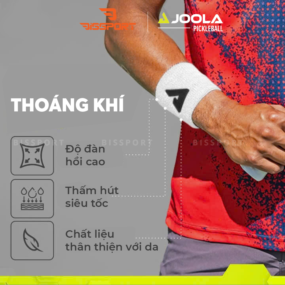 Băng Cổ Tay Joola Trinity Chính Hãng - 1 Cặp - Thoáng Khí Tối Ưu, Thấm ...