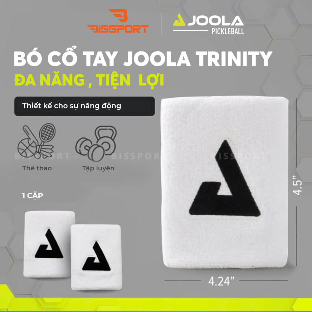 Băng Cổ Tay Joola Trinity Chính Hãng - 1 Cặp - Thoáng Khí Tối Ưu, Thấm ...