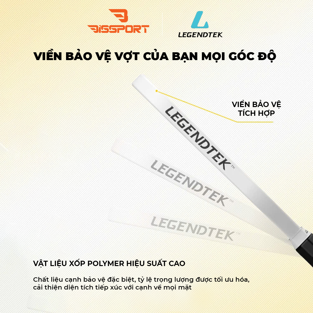 Vợt Pickleball Legendtek Vision White Chính Hãng – Kiểm Soát Bóng Chuẩn ...