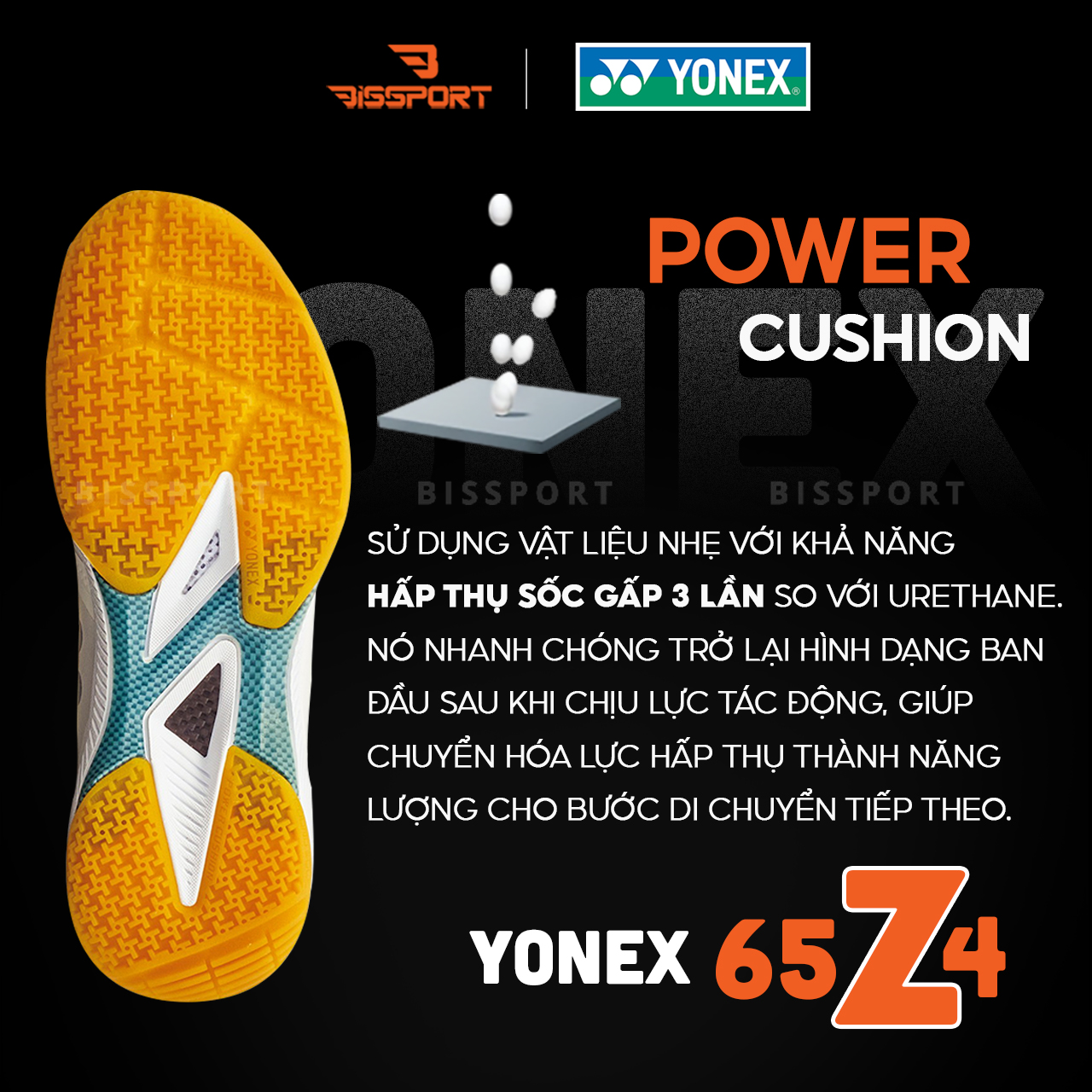 Giày Cầu Lông Yonex SHB 65Z4 Wide 2025 Chính Hãng - Trắng - Thiết Kế ...
