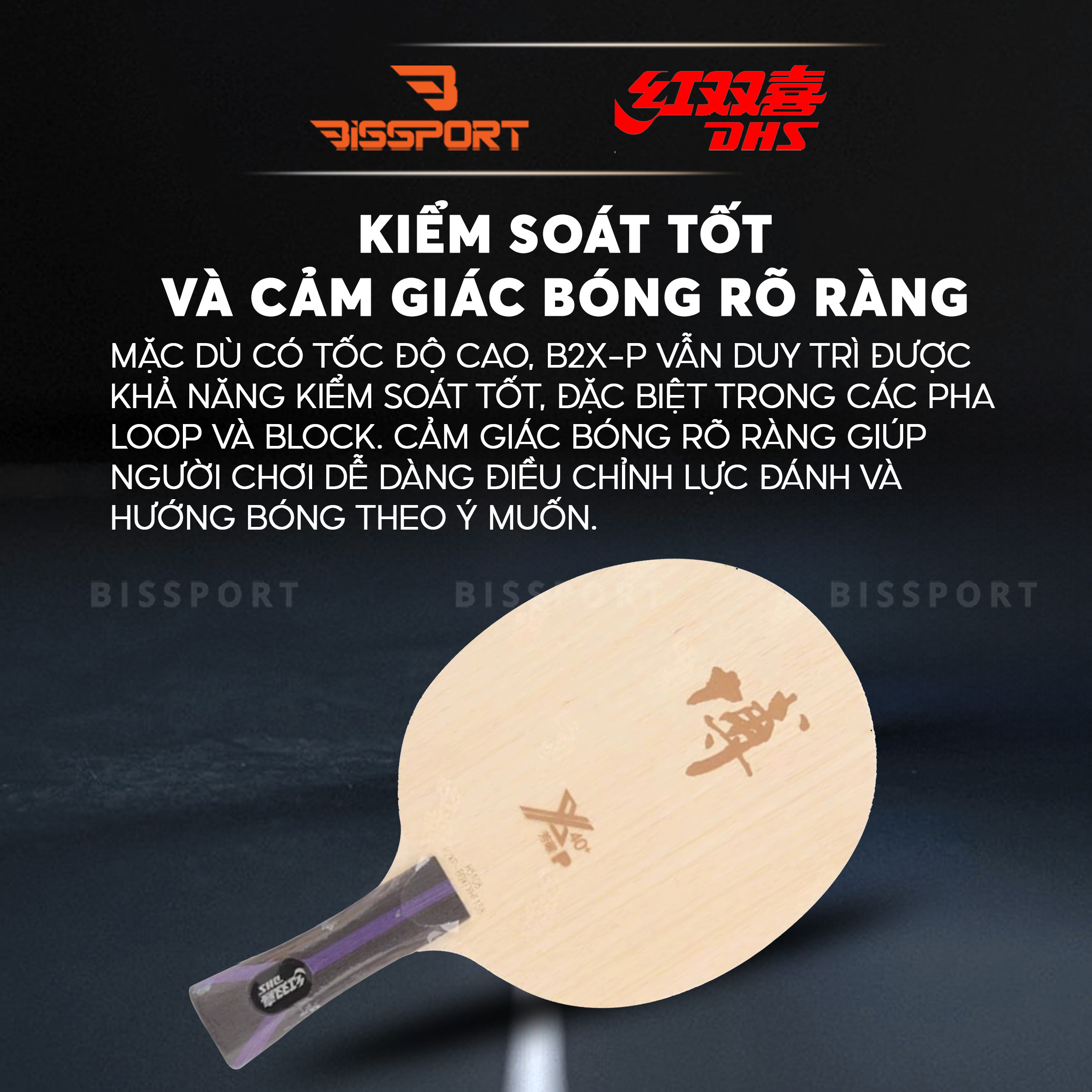 Cốt Vợt Bóng Bàn DHS Fangbo B2X-P Chính Hãng - 5 Lớp Gỗ + 2 Lớp Sợi ...
